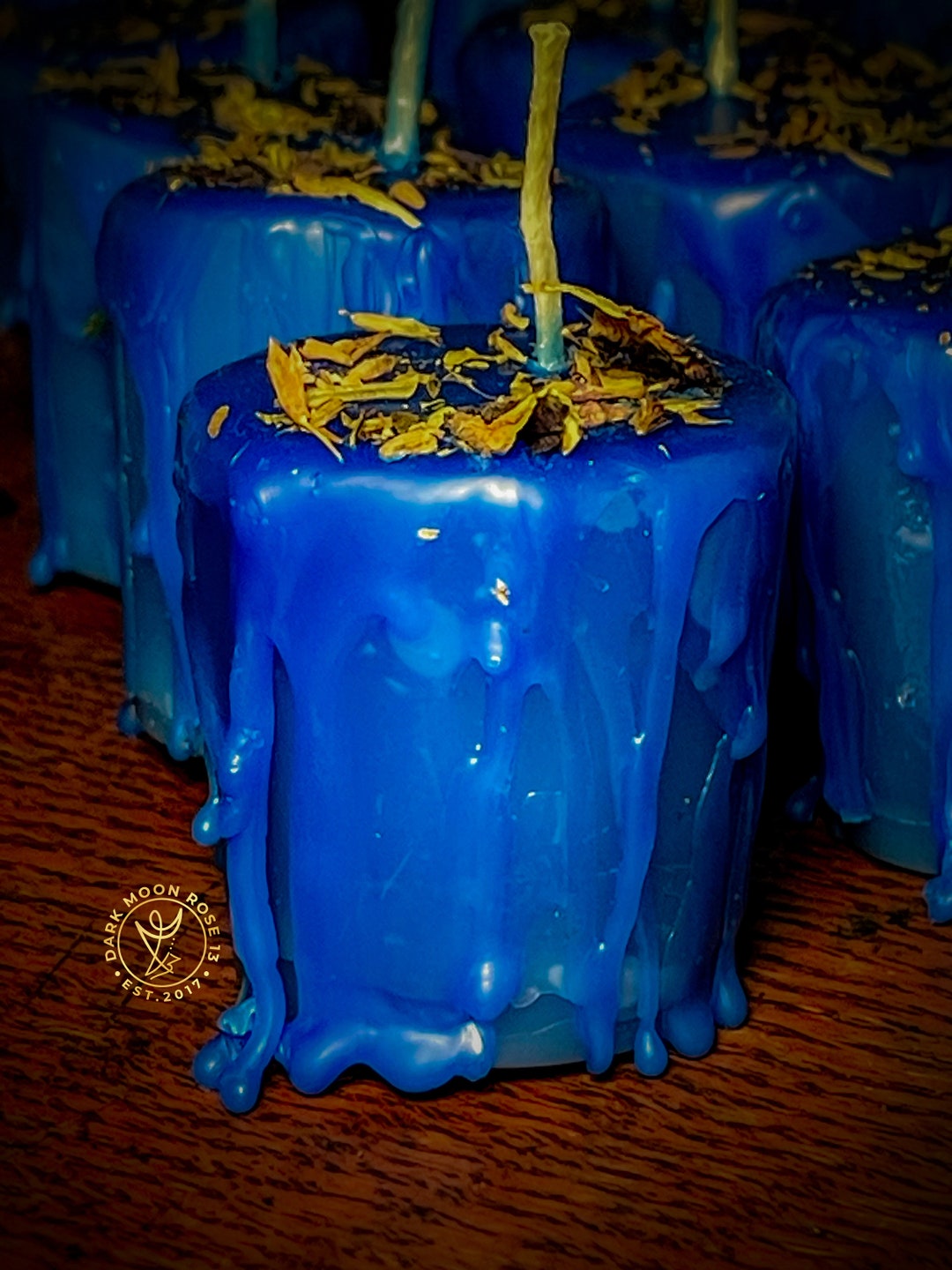 Evil Eye Ritual Candle | 100% Beeswax Votive | Spell Candle - Etsy