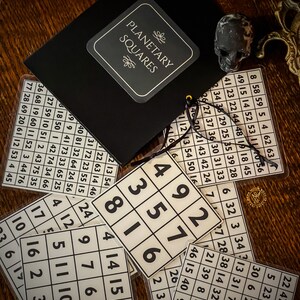 Planetary Squares Kit | Magic Squares | Sigil Making | Planetary Energy ...