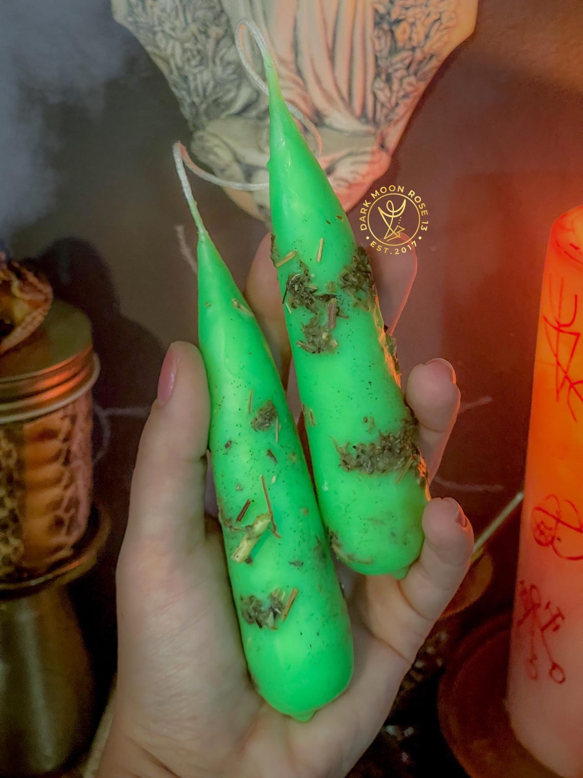 King Clauneck Ritual Candle | 100% Beeswax Hand Dipped - Etsy