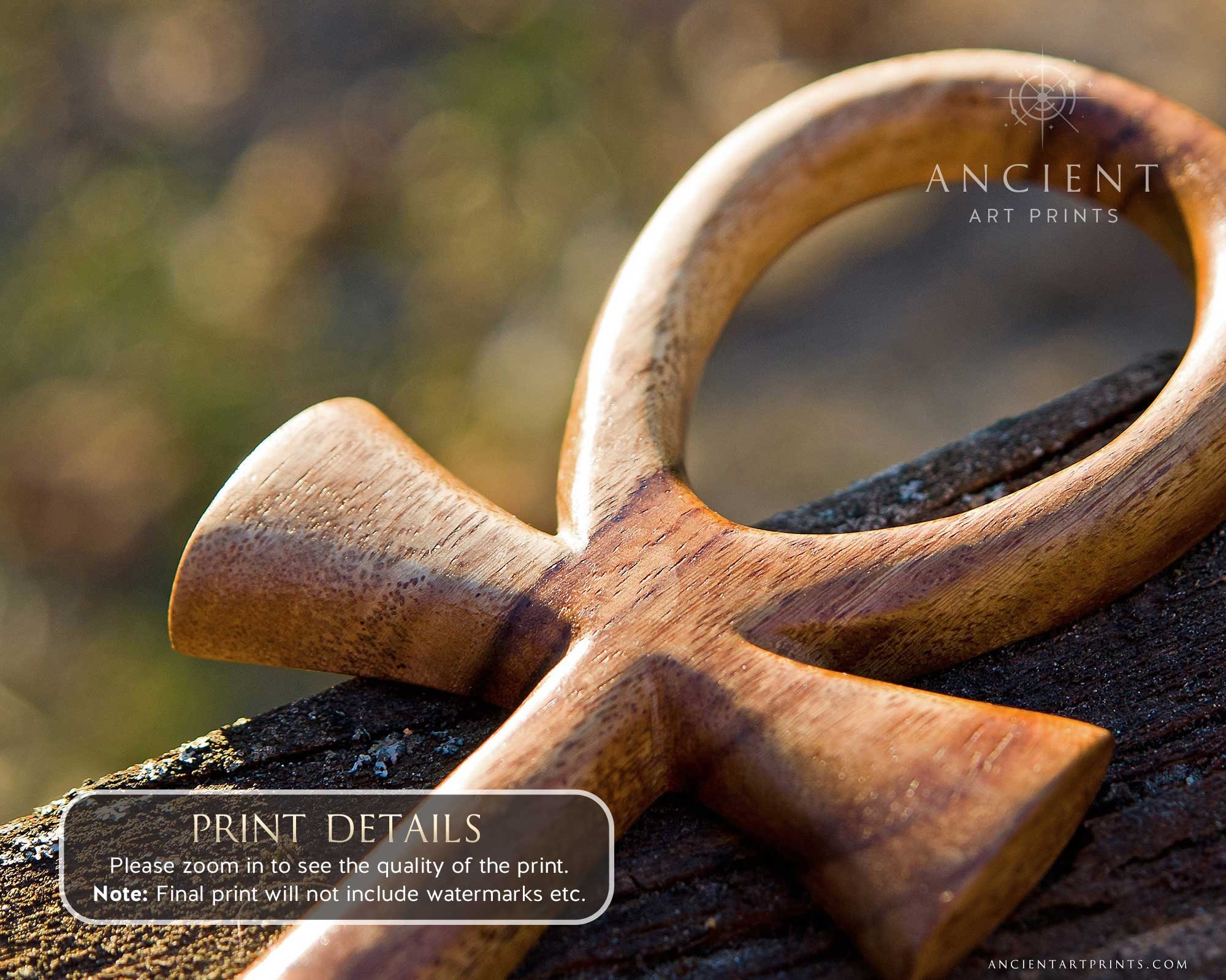 Egyptian Ankh: Symbol of Life Framed Print Canvas Poster - Etsy