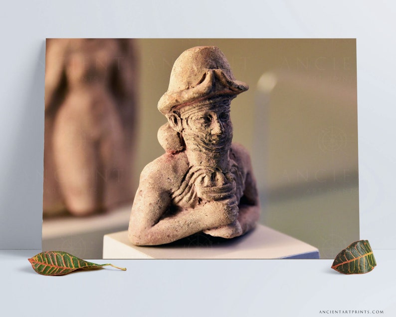 ENKI EA Ancient Anunnaki God Framed Print Canvas Poster - Etsy