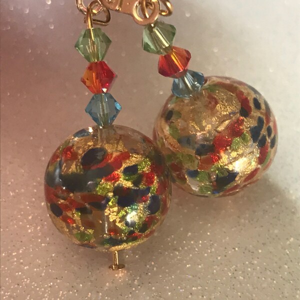 Glass Earrings - Etsy