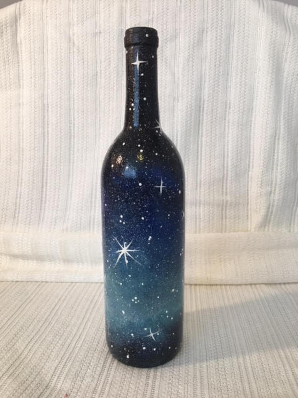 Galaxy Decorative Wine Bottle - Etsy