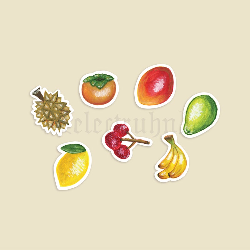 Fruit Stickers - Etsy