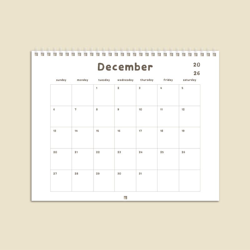 Small Empty Planner - Etsy