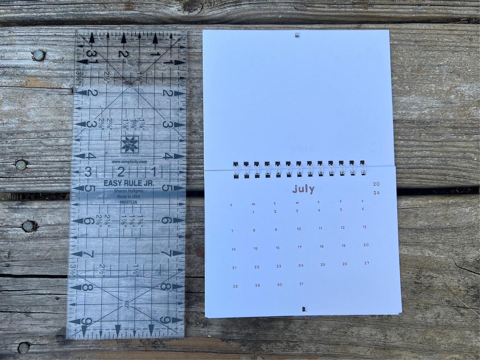 Mini - 6in X 4.5in DIY 2026 Calendar for Kids / Simple Minimalist Blank ...