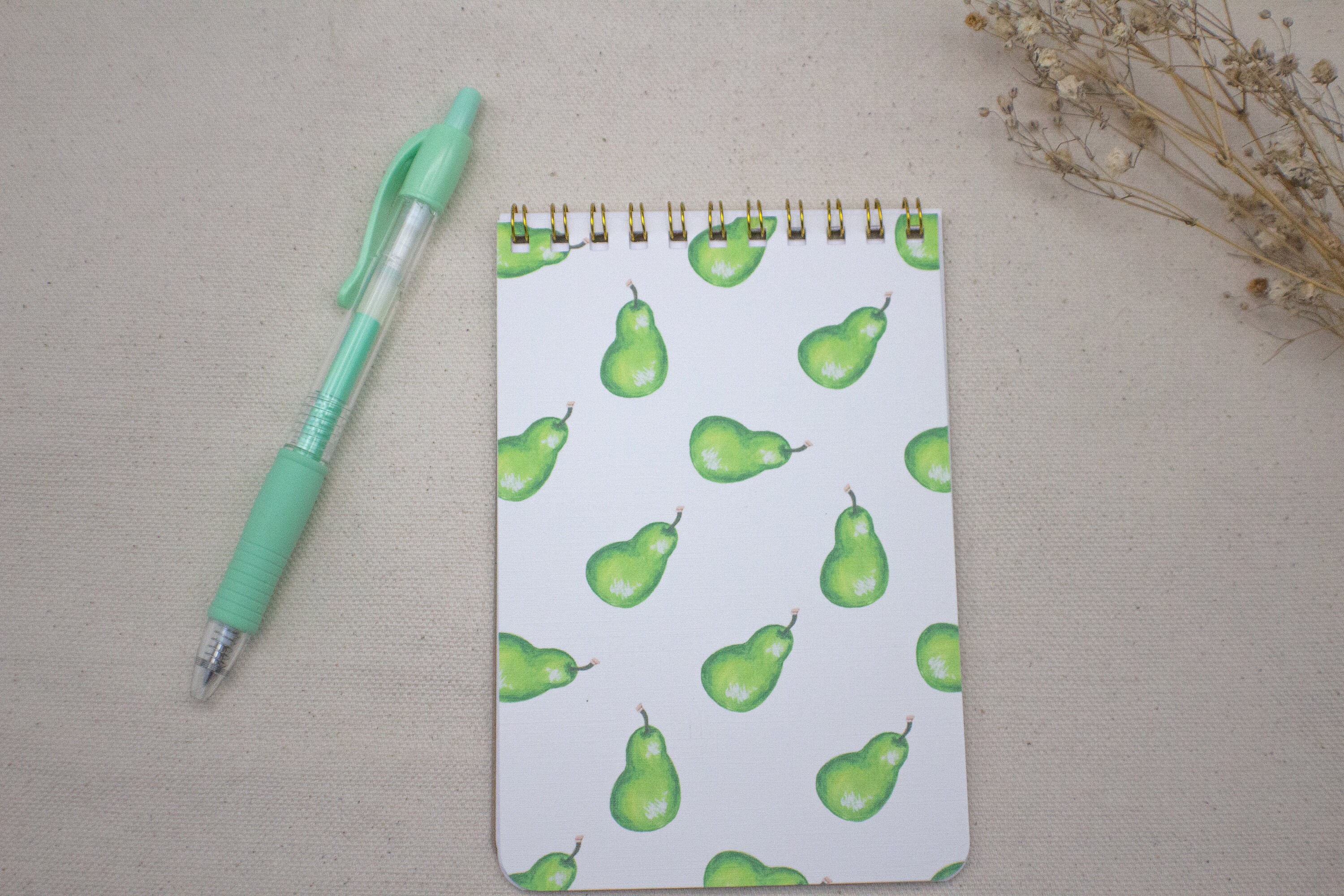 Handmade Notepad / Watercolor Pear Notepad / Animal Crossing - Etsy UK