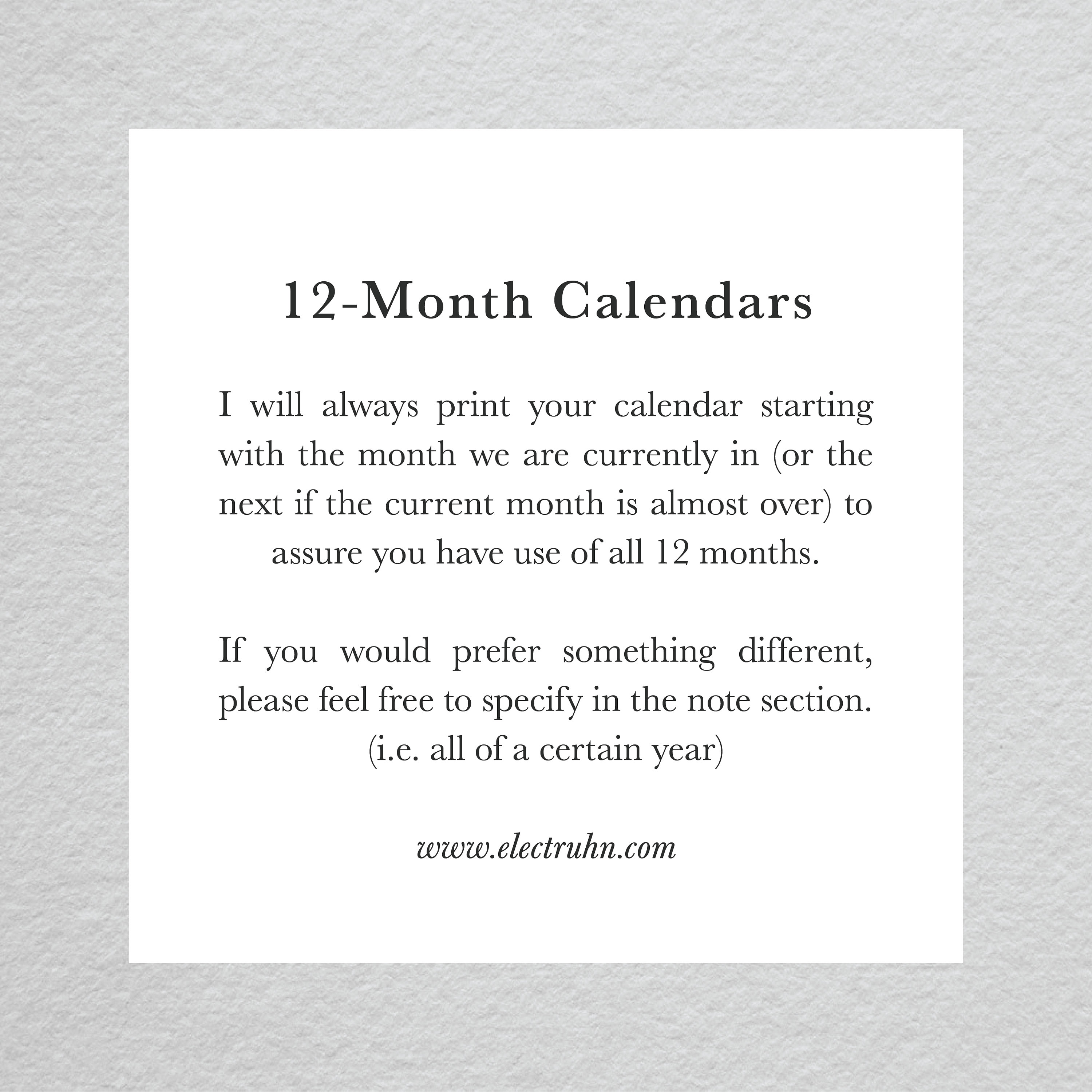 8in X 10in Natural Kraft Calendar / Simple Minimalist Calendar 2026 / ...