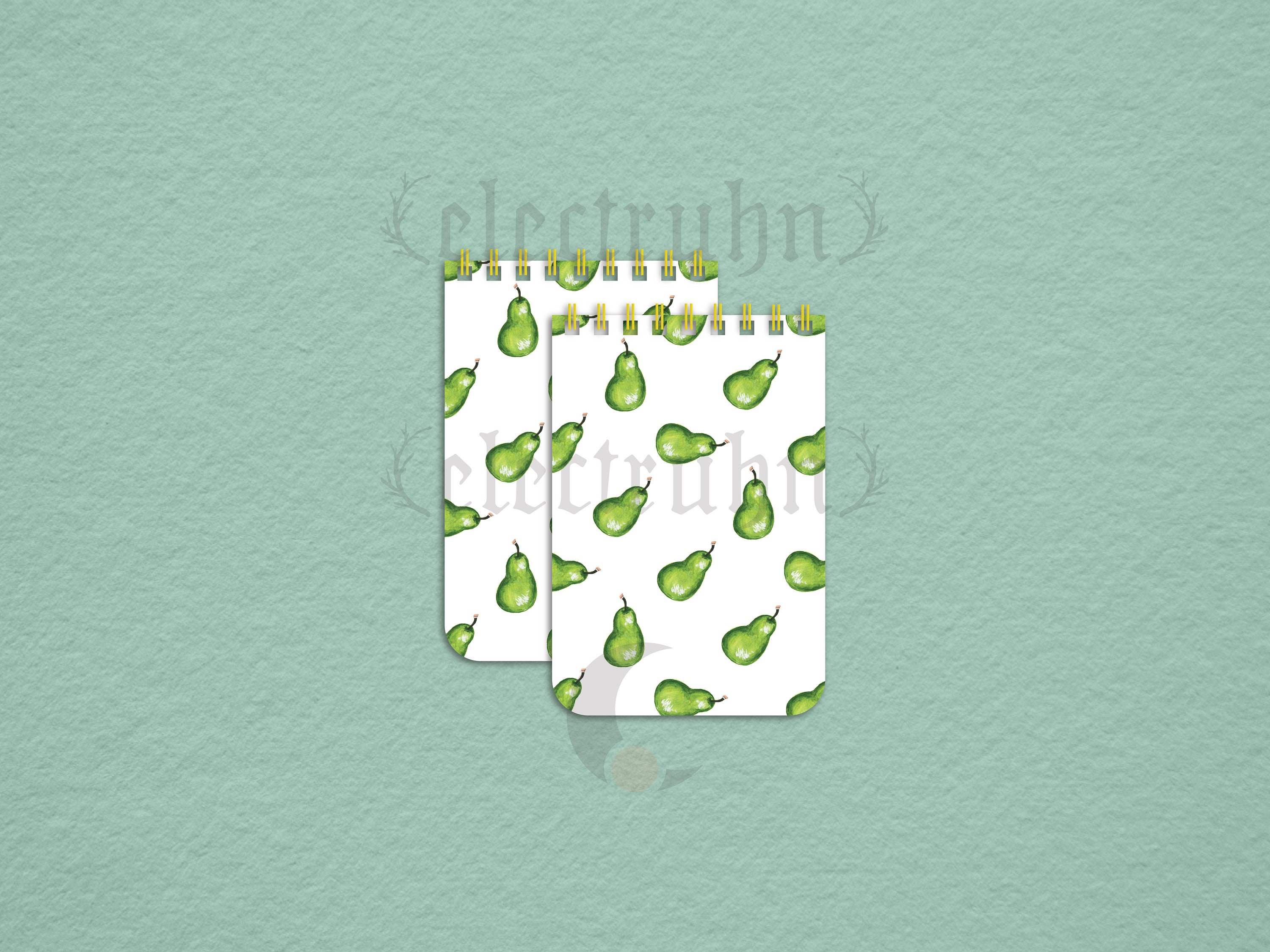Handmade Notepad / Watercolor Pear Notepad / Animal Crossing - Etsy UK