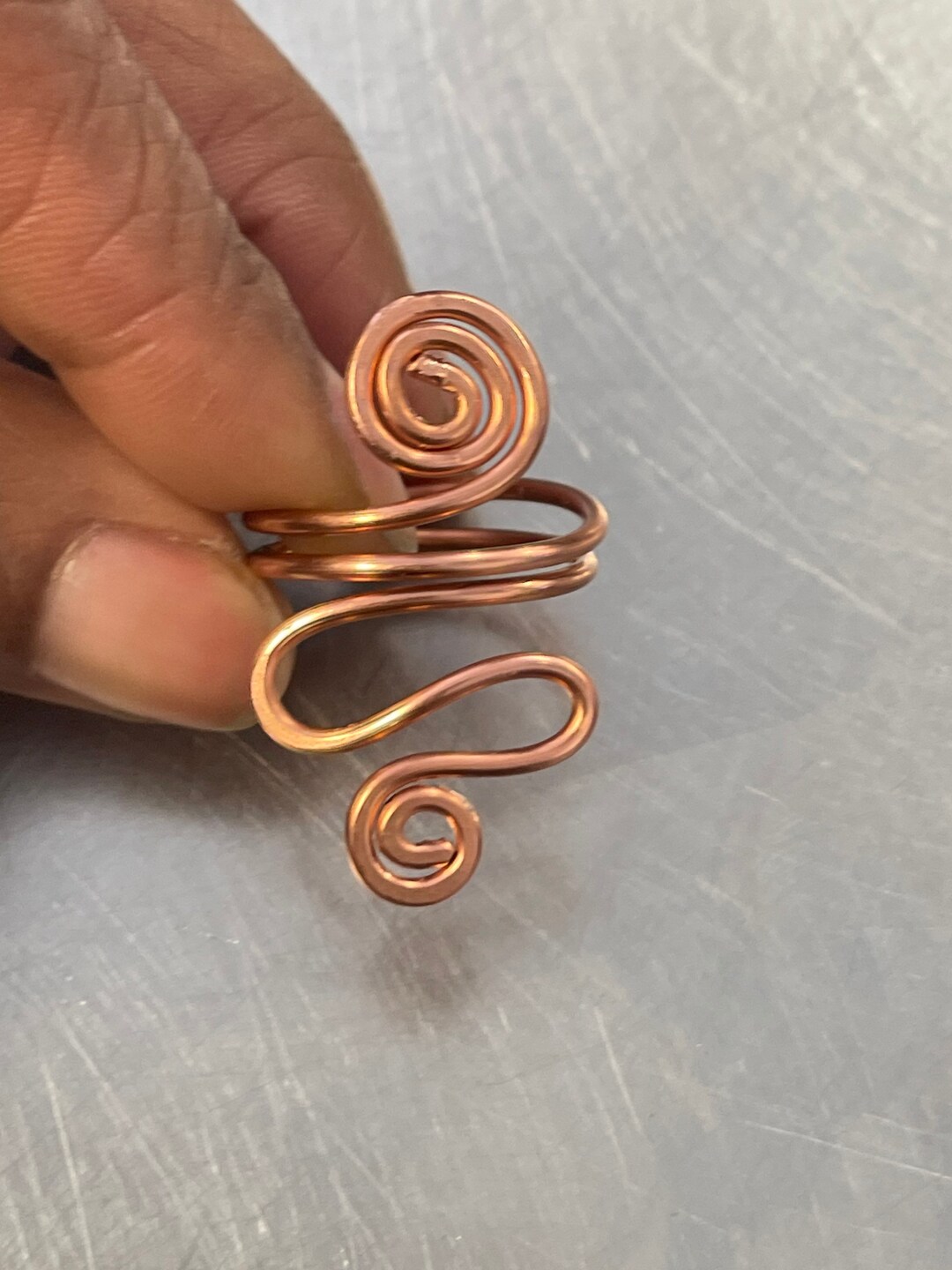 Copper Wire Rings, Adjustable Rings - Etsy