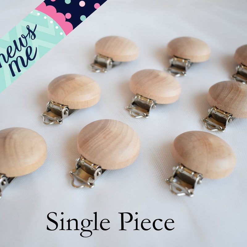 Wood Pacifier Clip - Etsy