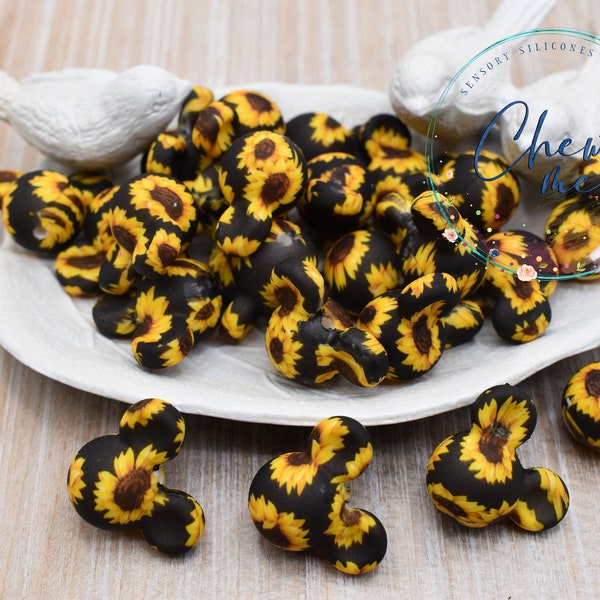 Mickey Mouse Sunflower - Etsy