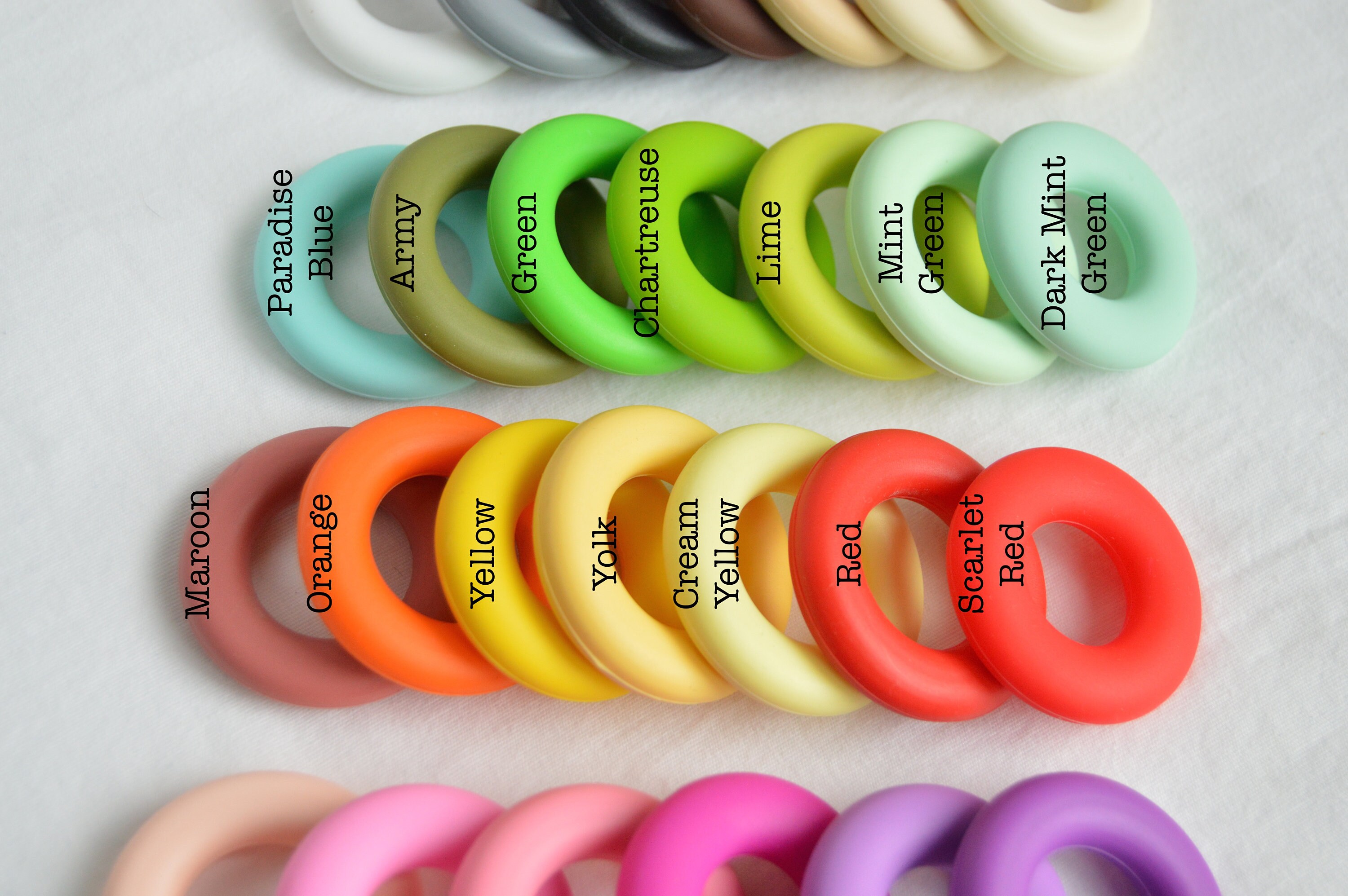 Donut Ring Silicone Necklace Charm Sensory Stim Toy - Etsy