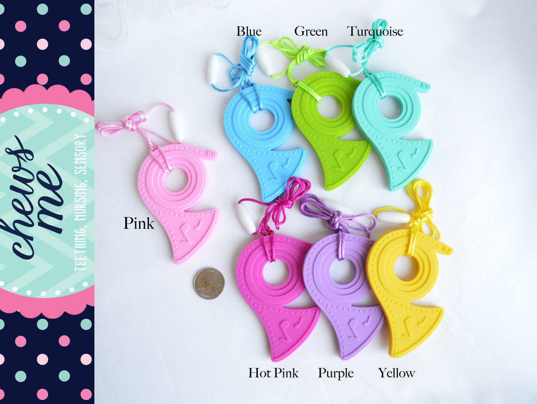 Horn Trumpet Necklace | Silicone | Stim Toy | Sensory | Fidget ...