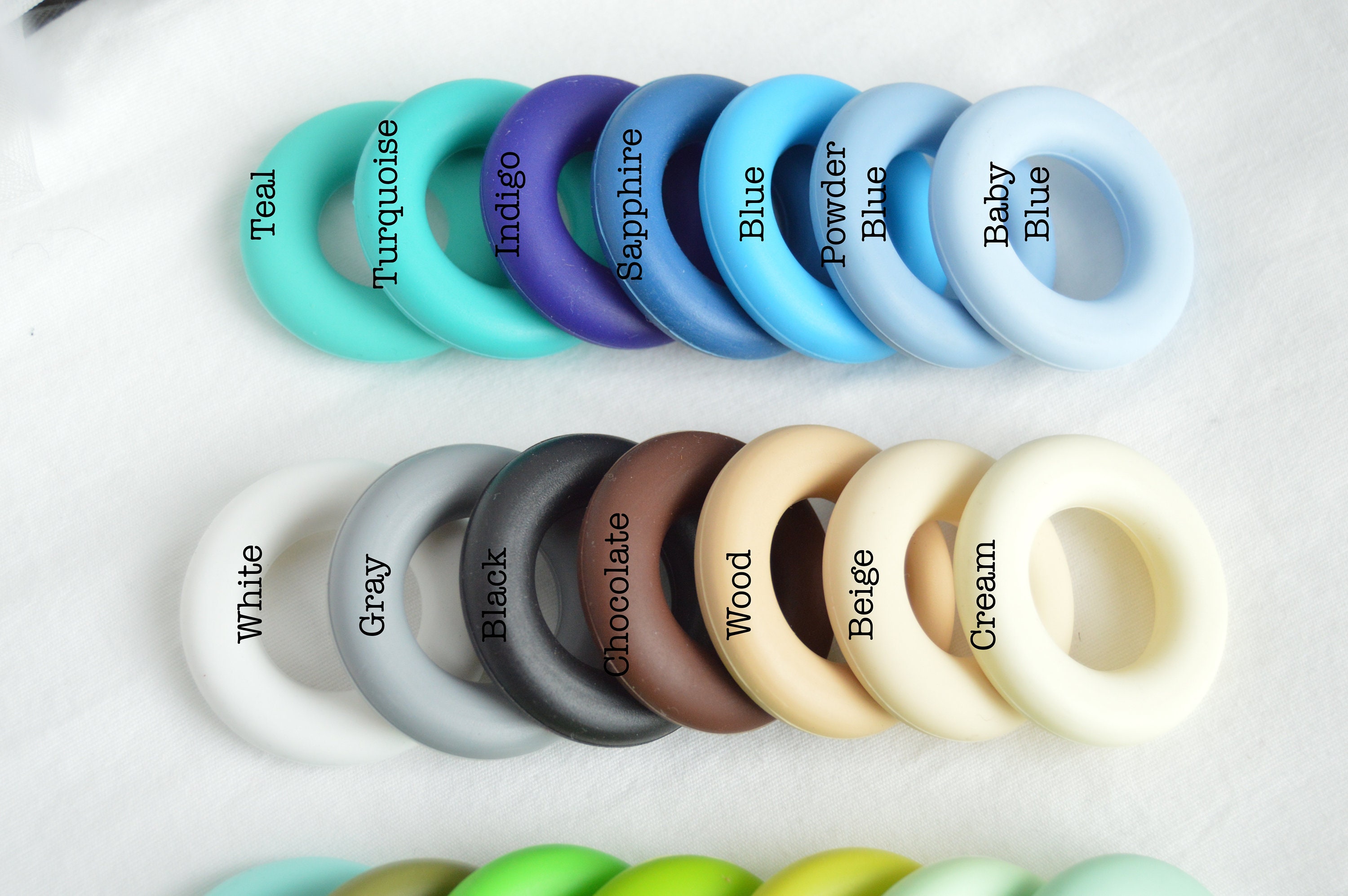 Donut Ring Silicone Necklace Charm Sensory Stim Toy - Etsy