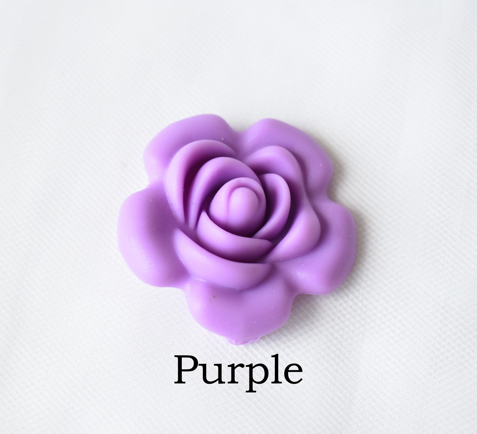 Large Rose Flower Silicone Bead 40mm Chunky Sensory - Etsy