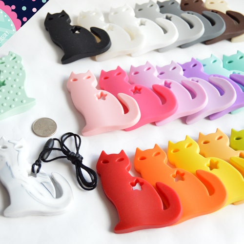 25mm Kawaii Cat Charms Pendants for Jewelry Making Bracelets | Etsy