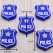 Police Badge Silicone Bead | Blue | First Responder | Focal Bead | Pen ...