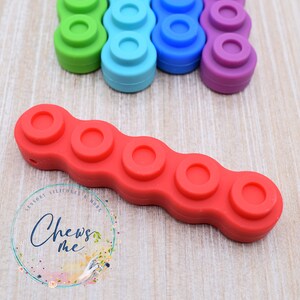 Rounded Brick Silicone Sensory Necklace - Etsy