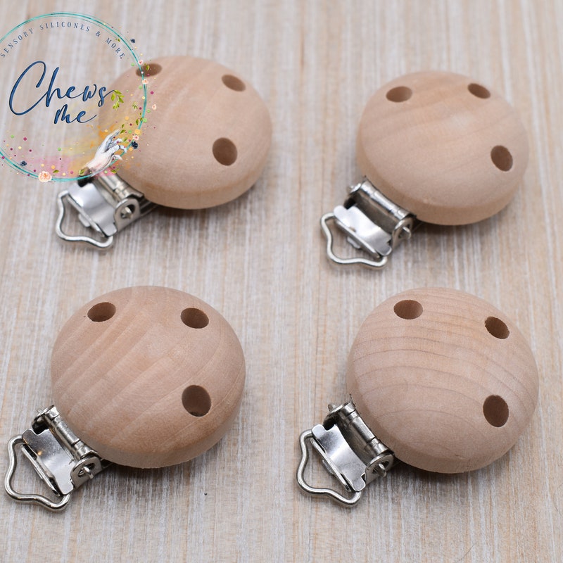 Wood Pacifier Clip - Etsy
