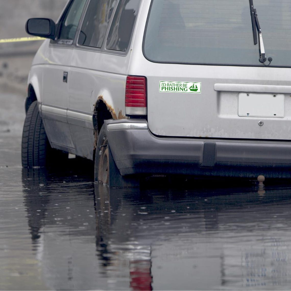 I'd Rather Be Phishing Bumper Sticker - Etsy