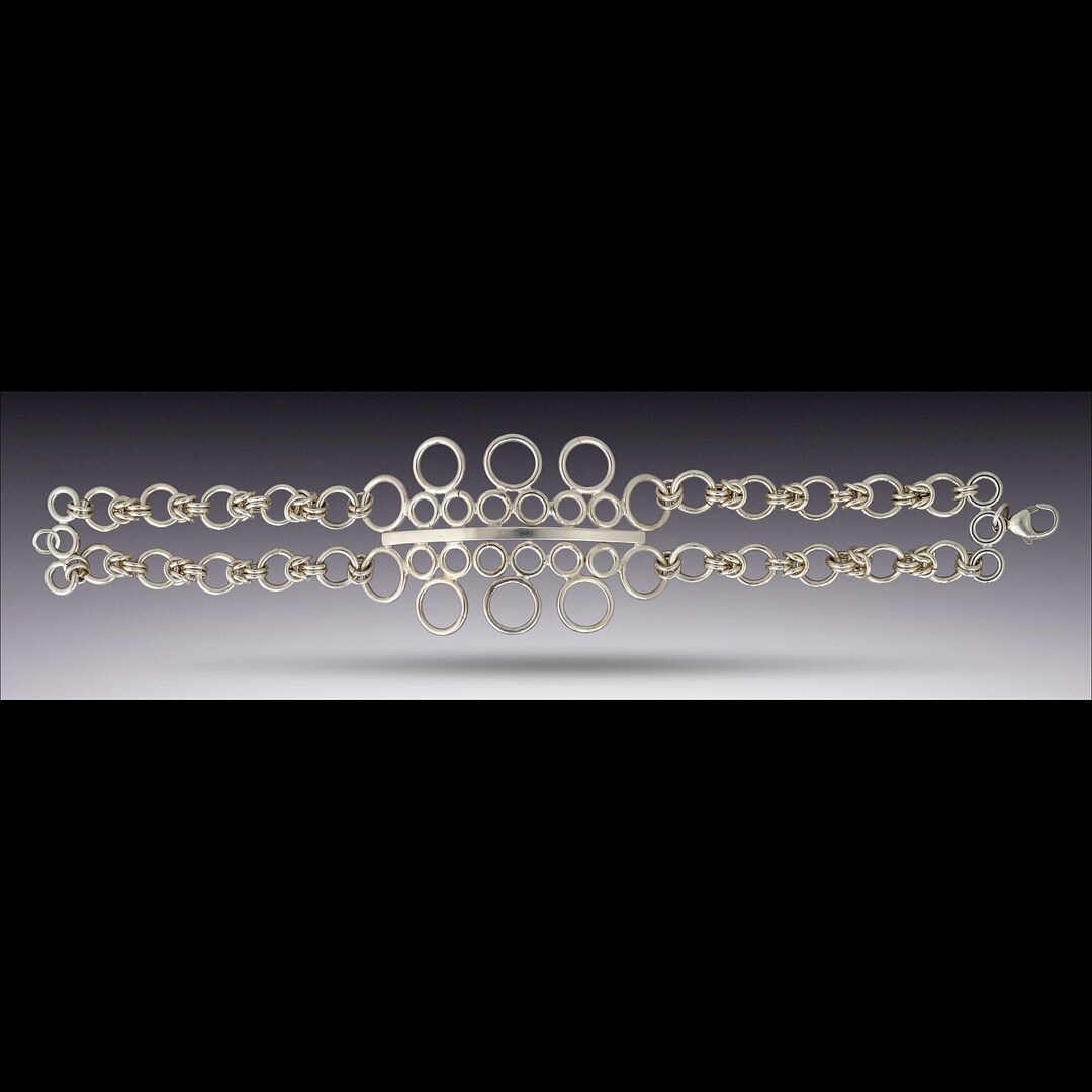 EVA Collection: Sterling Silver Bar Bracelet - Etsy