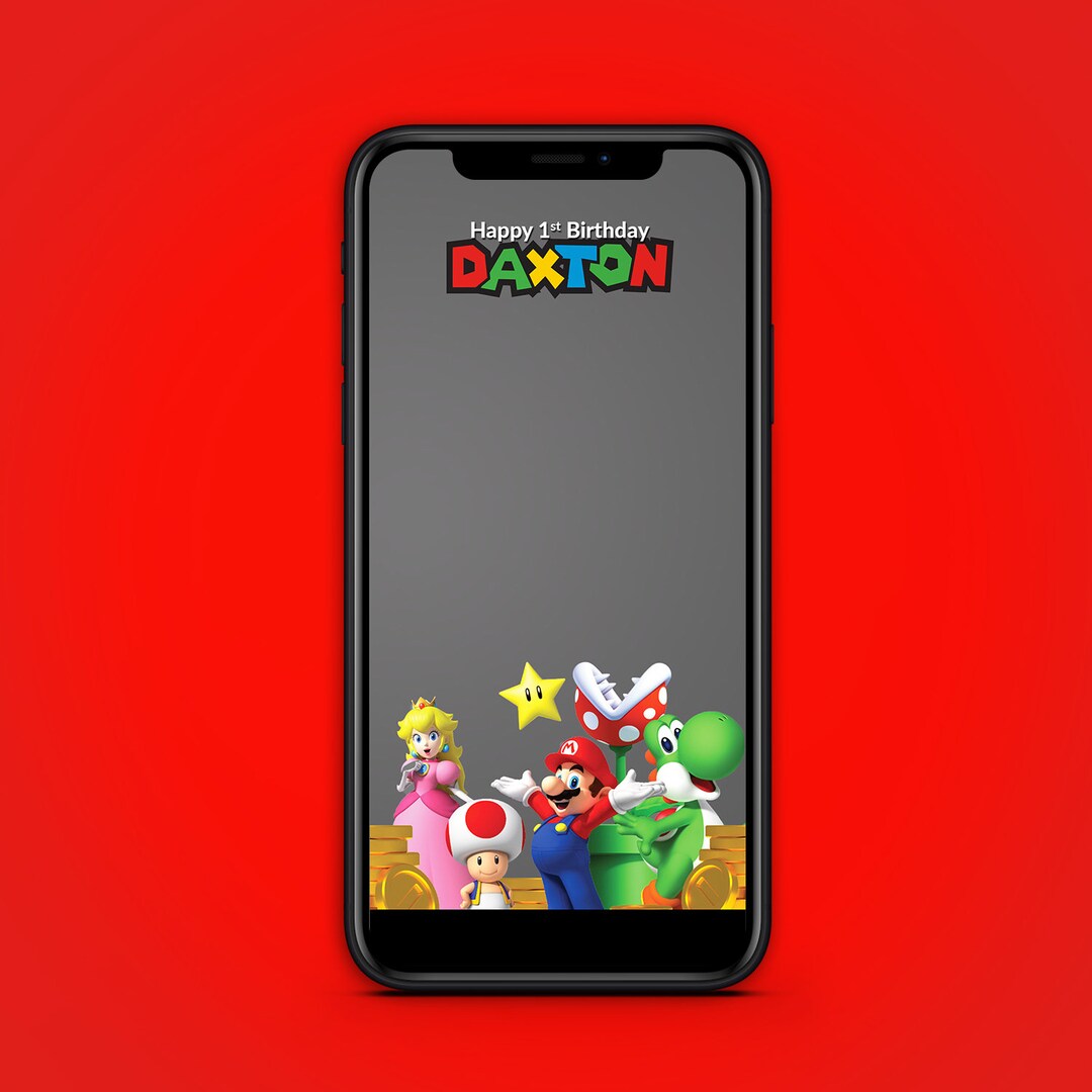 Super Mario Snapchat Filter Super Mario Brothers Filter Super Mario ...