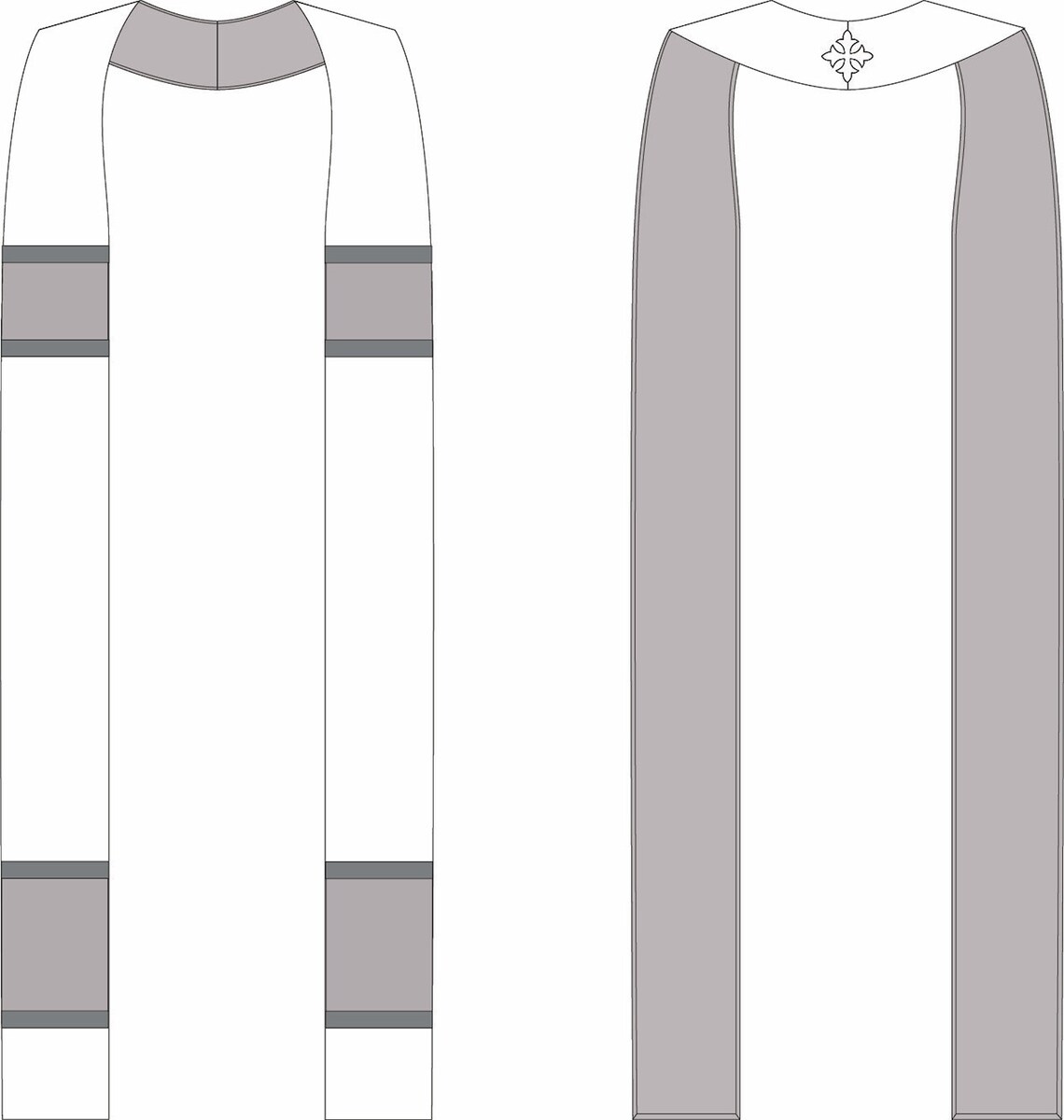 Pastor, Priest, or Clergy Stole Pattern 3.5 Wide Style 1003 - Etsy