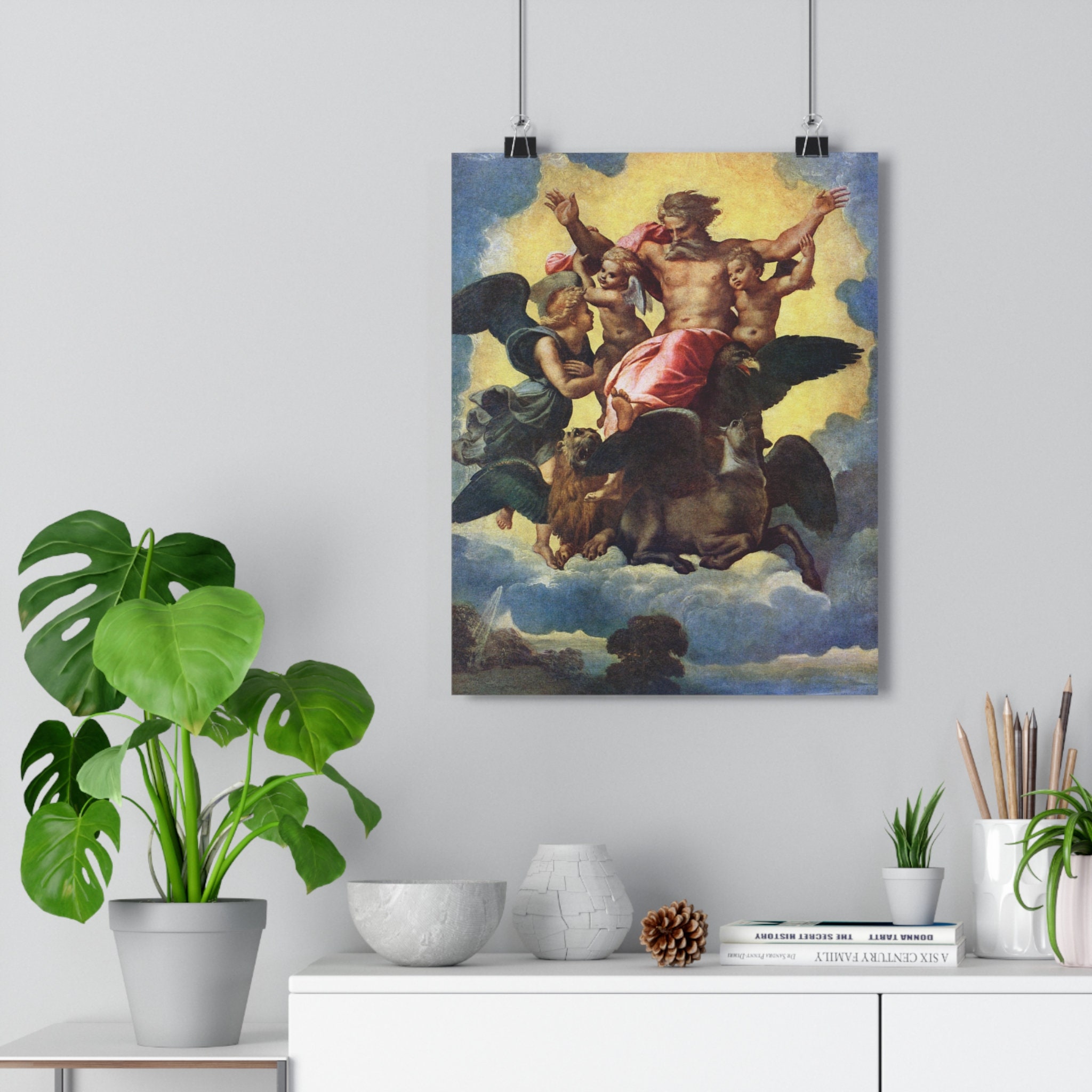Religious Art for Home and Office Raphael's 'ezekiel's Vision' 1518 ...
