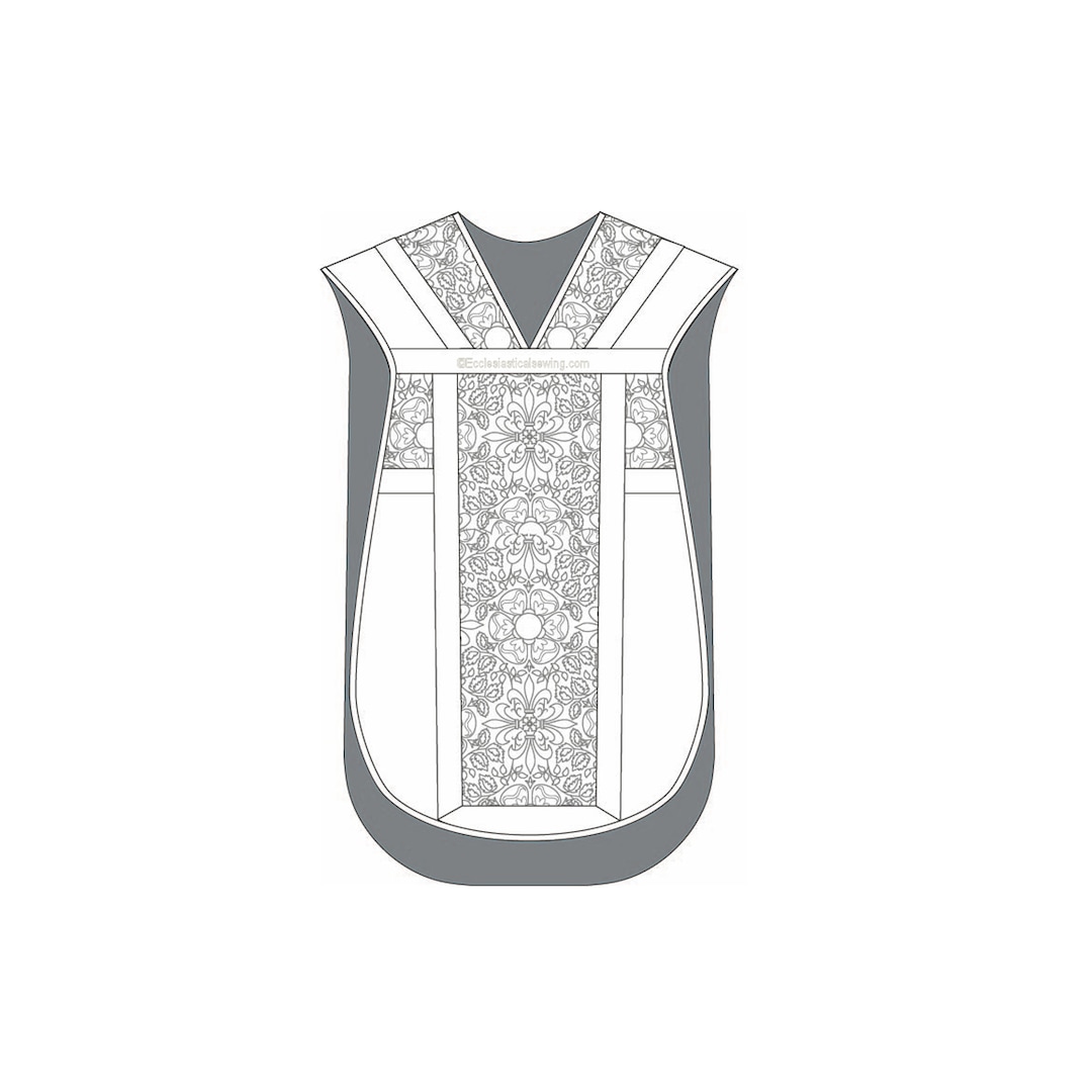 Latin Mass Chasuble Sewing Pattern Style 3010 Traditional Catholic ...