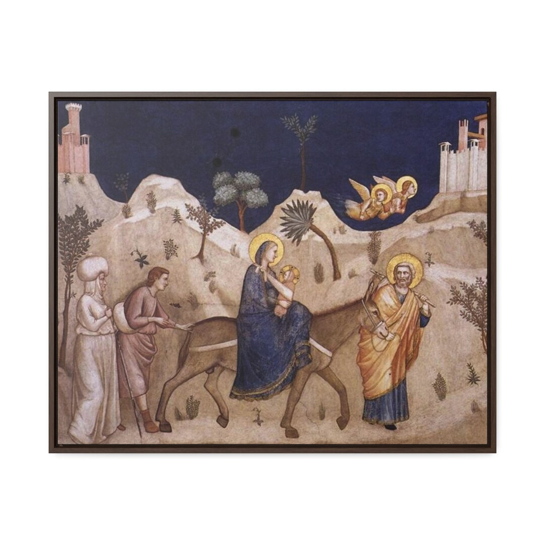 Religious Art for Home and Office - Flight Into Egypt - Giotto Di Bondone - C 1311 - C 1320 ...
