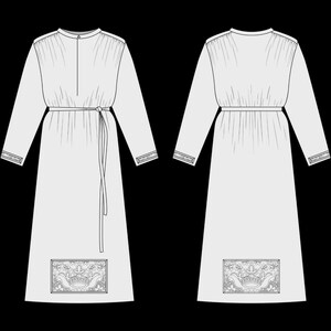 Traditional Alb Pattern for Sewing - Vintage Linen Church Vestment ...