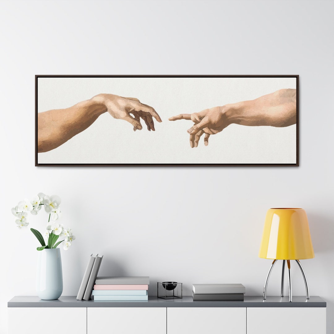 Premium Framed Canvas: Michelangelo's Sistine Chapel Ceiling ...