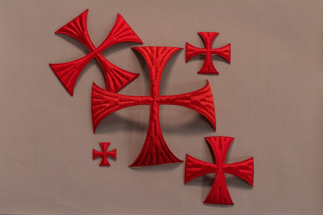 Red Cross Iron on Greek Patee Style Applique - Etsy UK