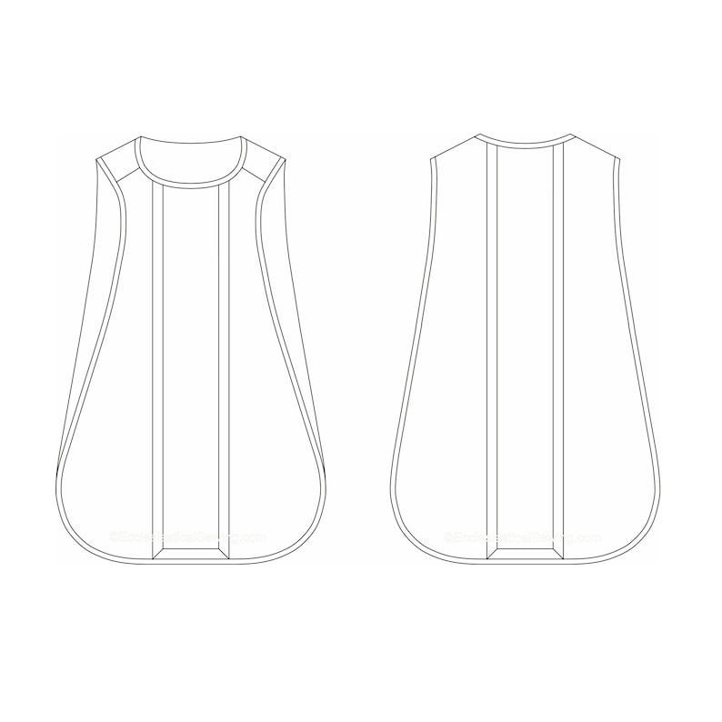 Fiddleback Chasuble Sewing Pattern for Latin Mass Vestments - Etsy