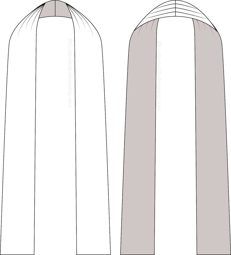 Tippet Pattern for Church Vestments Pattern - Etsy