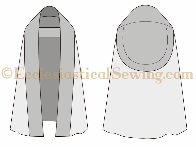Priest Clergy Cope Church Vestment Pattern | Etsy