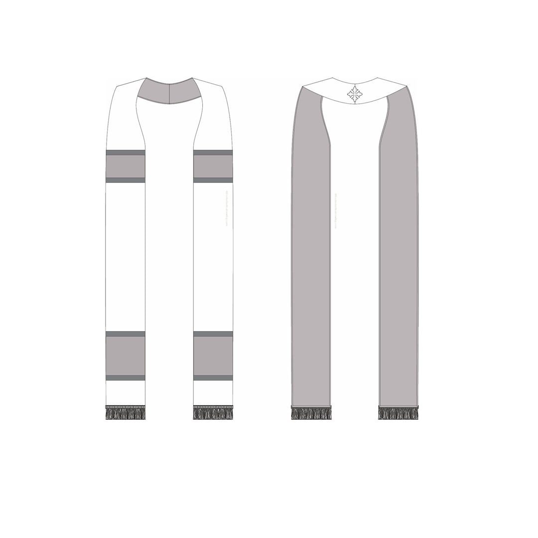 Style 1005 - 5" Wide Pastoral or Priest Stole Sewing Pattern - Etsy