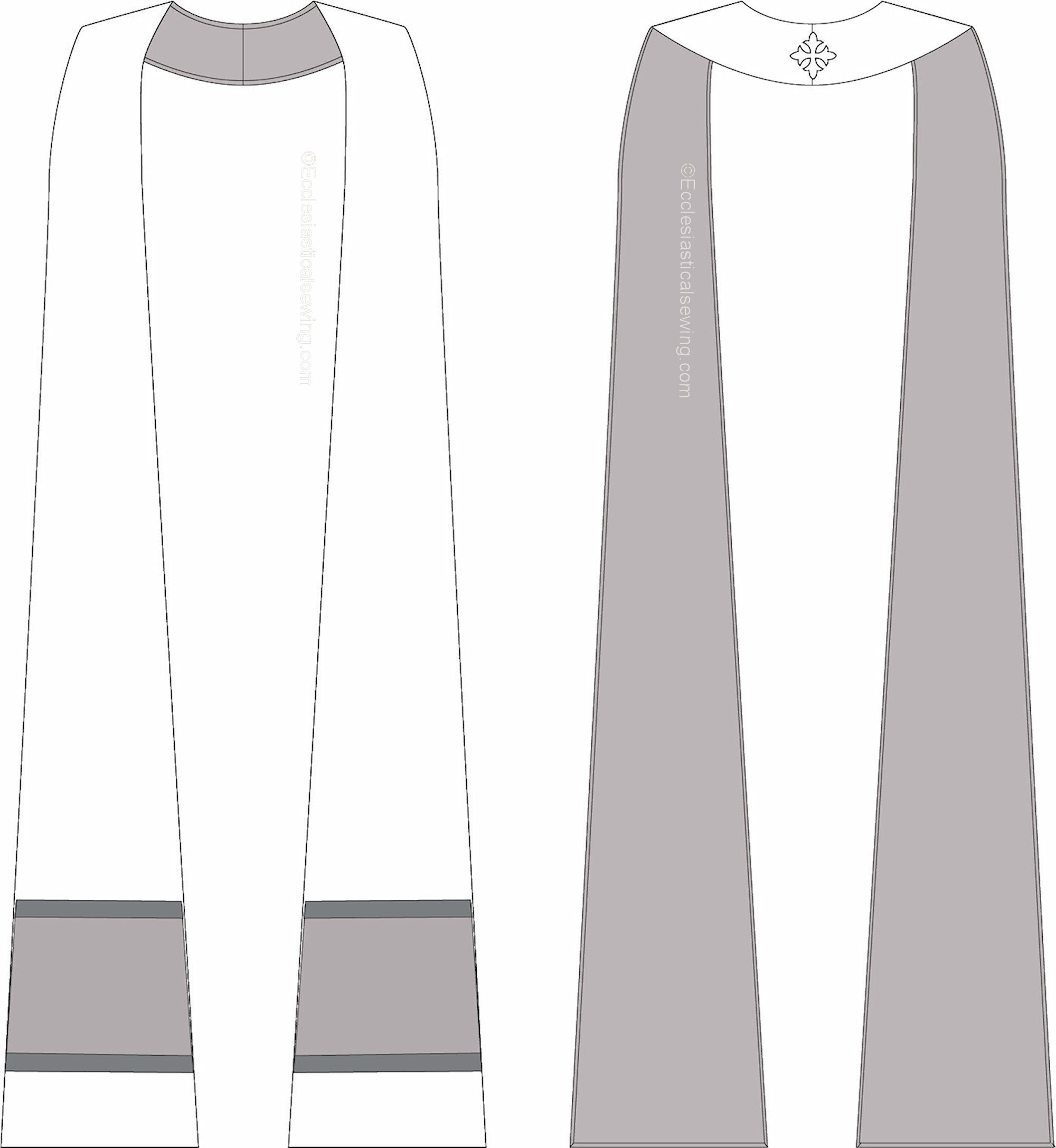 Tapered Pastoral or Priest Stole Sewing Pattern - Etsy