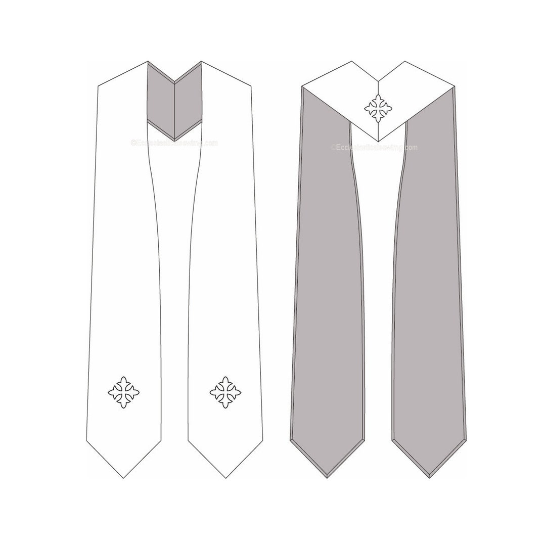 Choir, Graduation, Confirmation Stole Sewing Pattern Style 1012 - Etsy