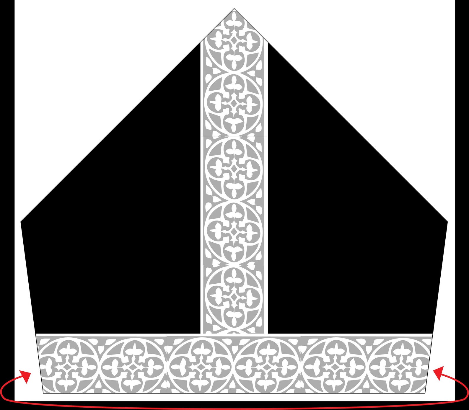Bishop Mitre Sewing Pattern for Church Vestments - Etsy