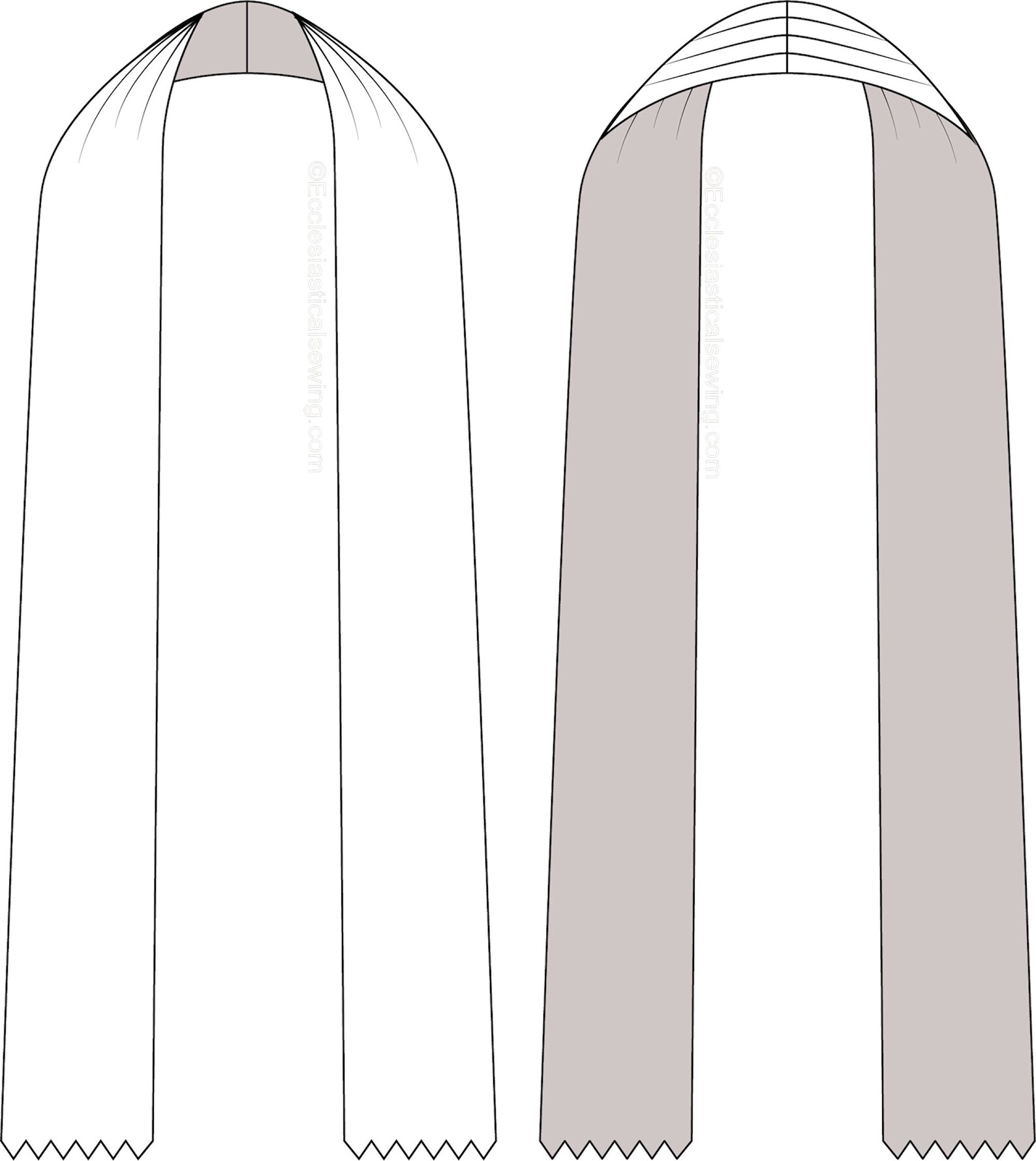 Tippet Pattern for Church Vestments Pattern - Etsy