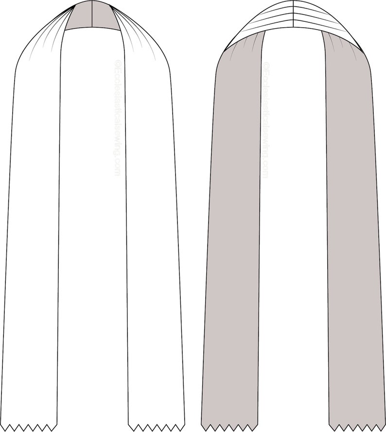 Tippet Pattern for Church Vestments Pattern - Etsy