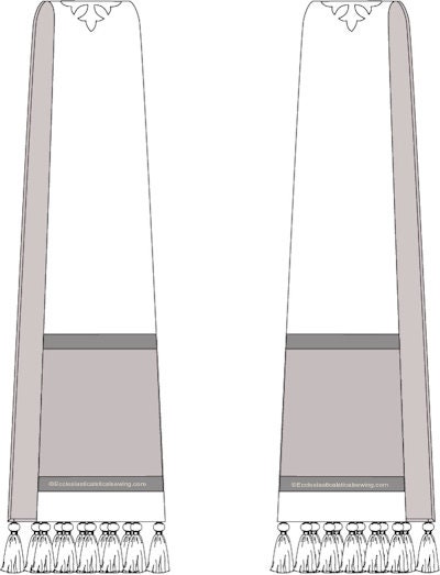 Maniple Pattern for Priest Pastor 2004 Vestment Sewing | Etsy