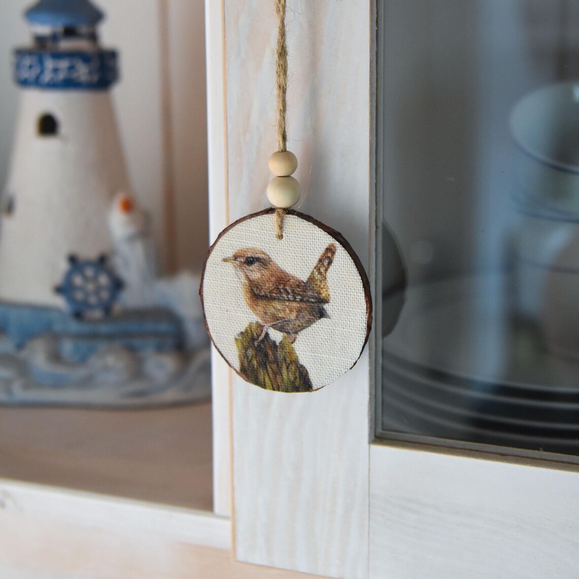 Wren, Bird – Animal Wood Slice Ornament – Bird Lover Gift - Etsy