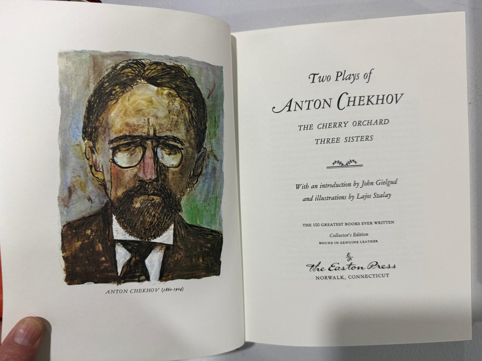 Easton Press Anton Chekhov - Two Plays 100 Greatest Series - Etsy