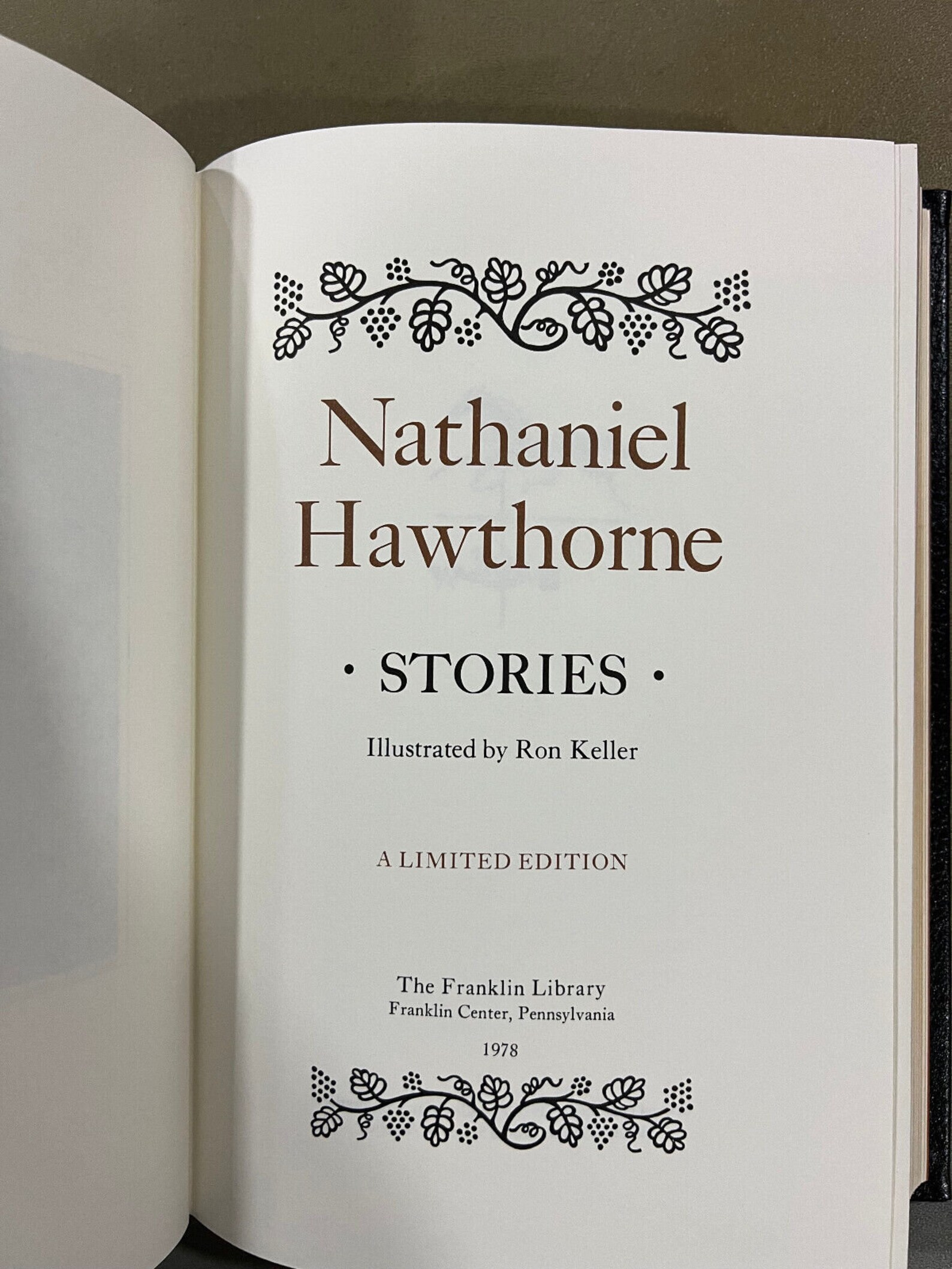Franklin Library Hawthorne, Nathaniel - 35 Stories Greatest Writers - Etsy