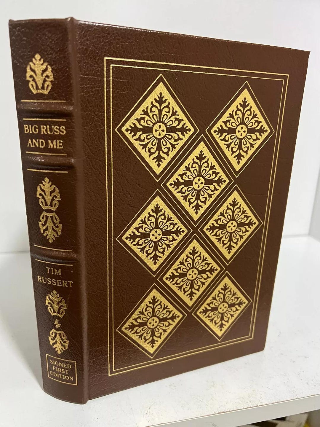 Easton Press Big Russ and Me - Tim Russert SIGNED 1st Ed W/ COA - Etsy