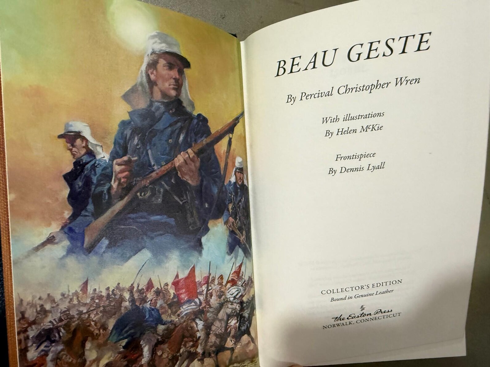 Easton Press Beau Geste by P.C. Wren - Etsy