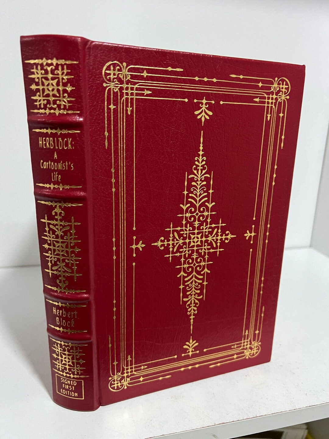 Easton Press Herblock: A Cartoonist's Life - Herbert Block SIGNED 1st ...